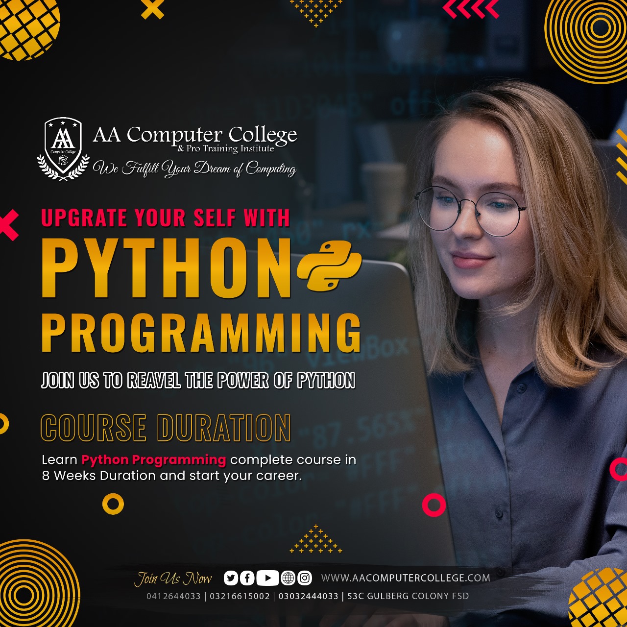 Miss. Kinza Mujahid's Portfolio - www.aacomputercollege.com